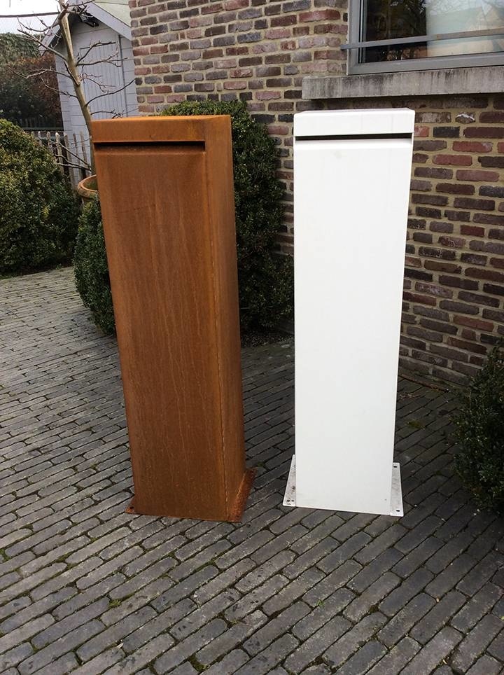 Adezz Letterbox Corten Steel Nox 35x35x120cm