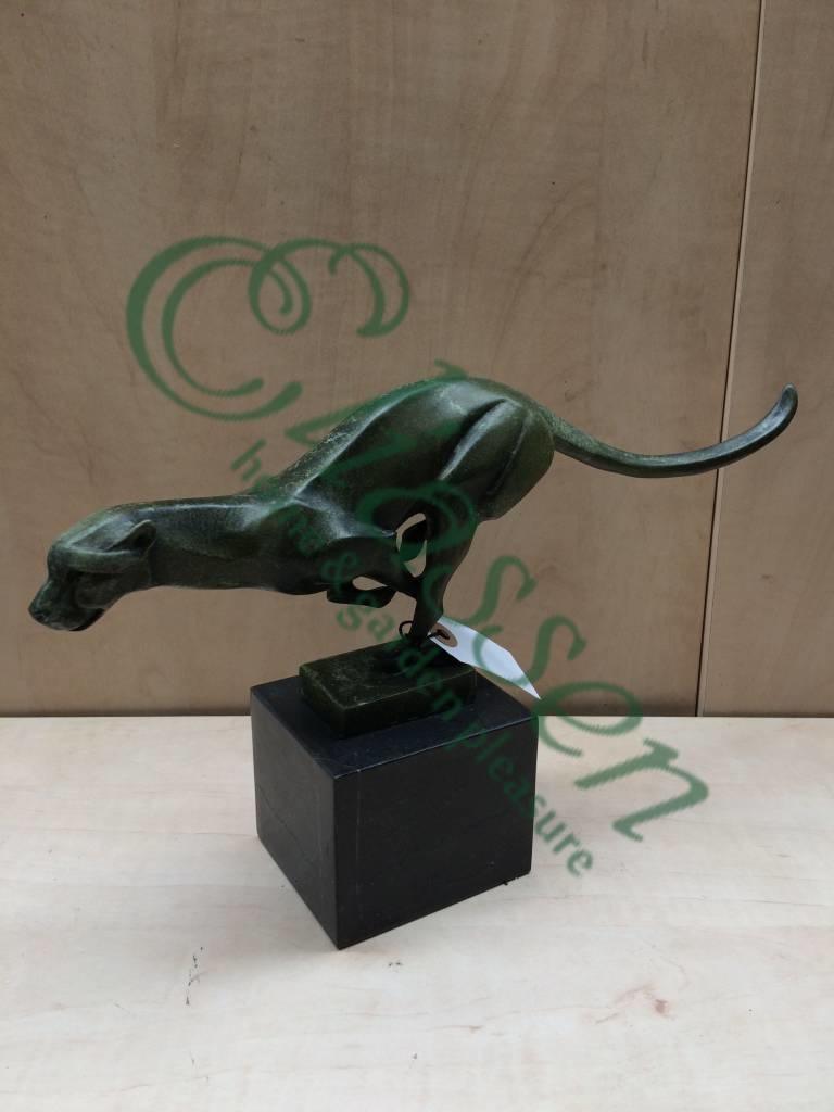 Bronzen beeld Rennende Poema | Eliassen