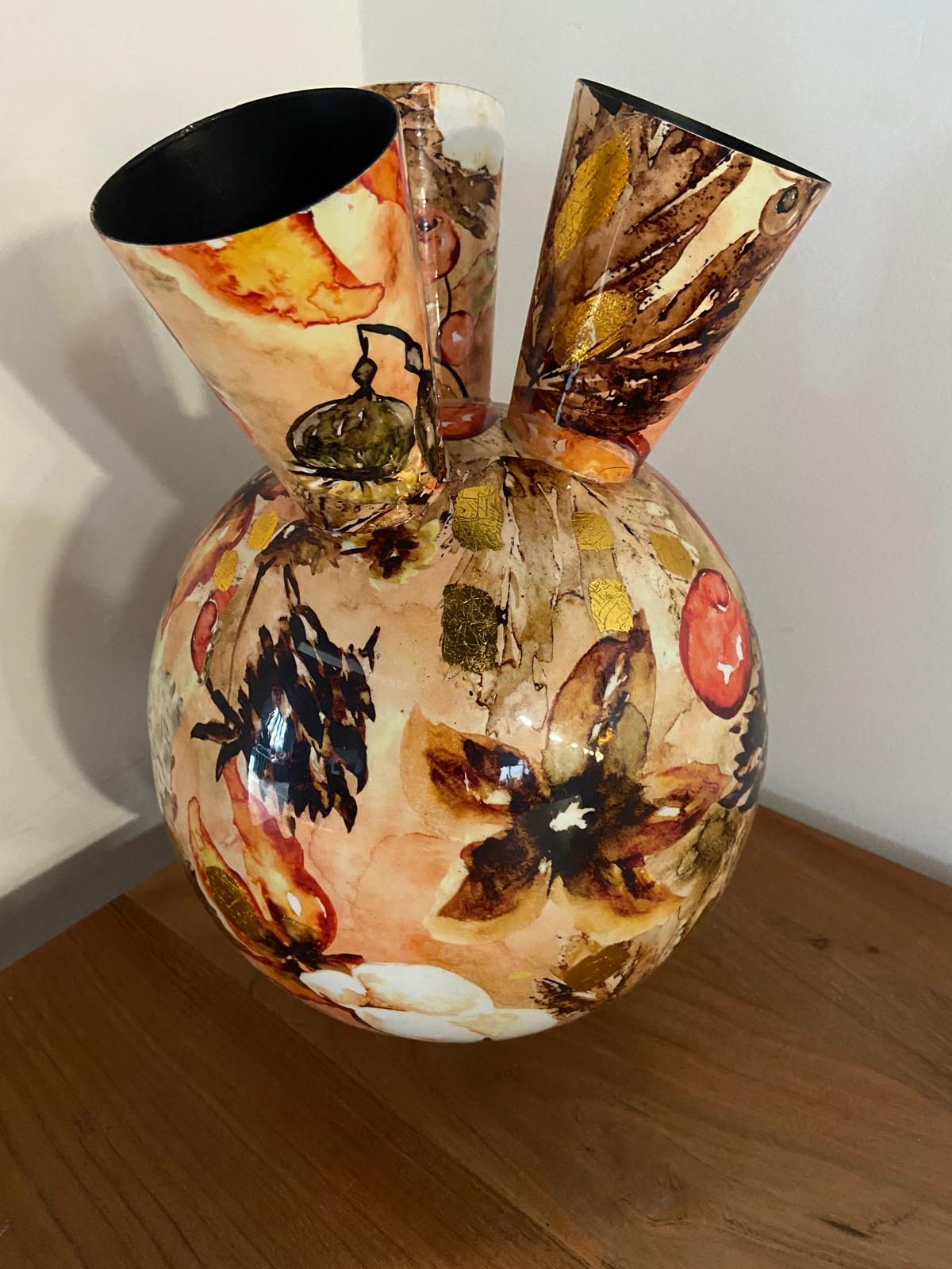 Tulpenvaas metaal Cotton Cream in 2 maten - Eliassen.nl