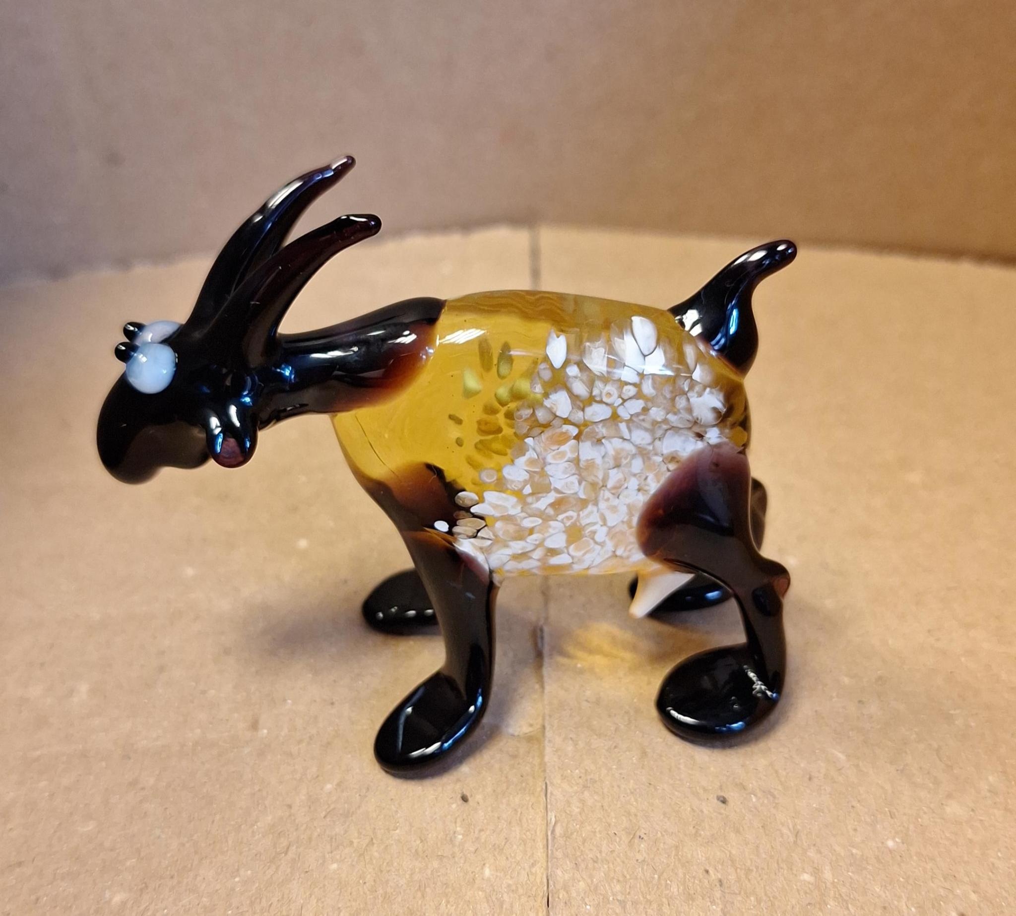 Goat mini glass 8cm - Eliassen.nl