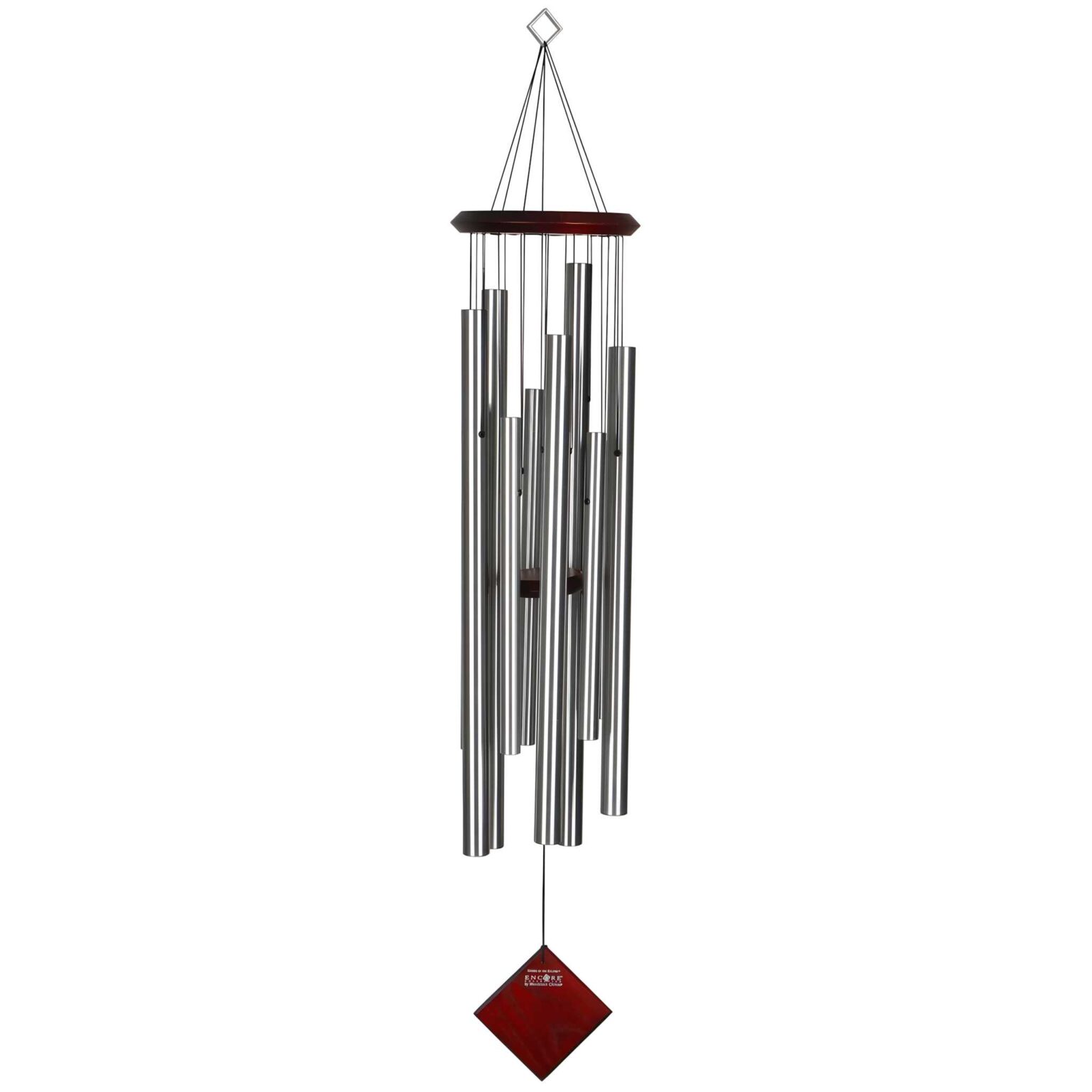 Woodstock Chimes Wind chime Eclipse silver 101cm - Eliassen.nl