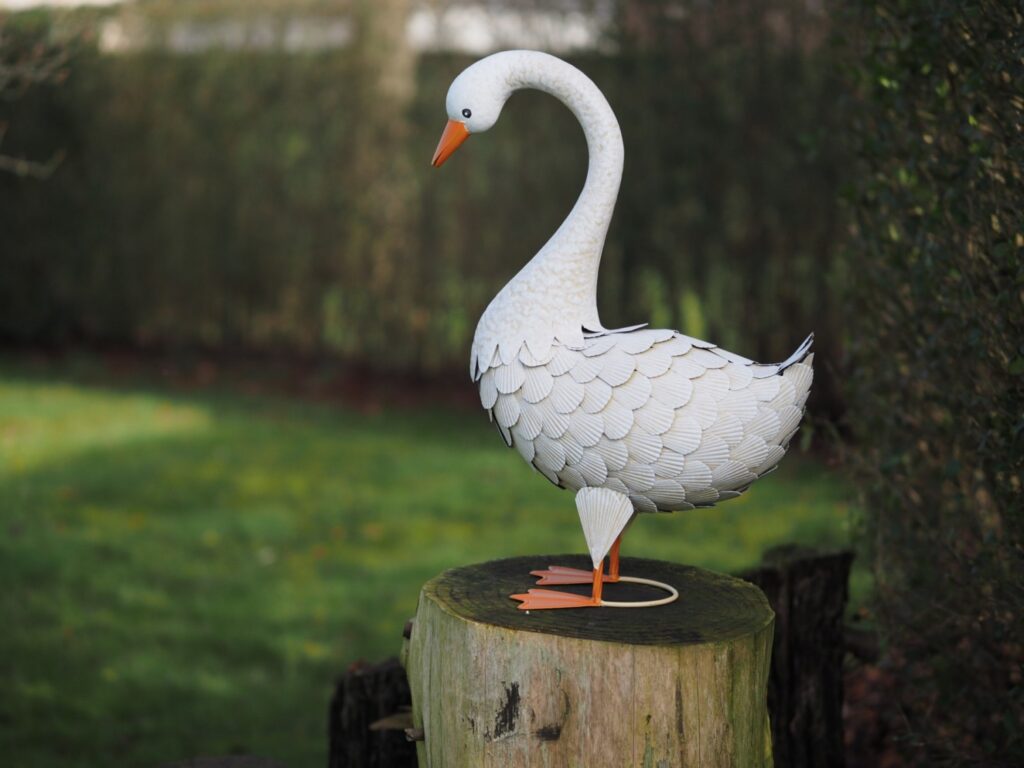 Other Metal figure goose head up 57cm - Eliassen.nl