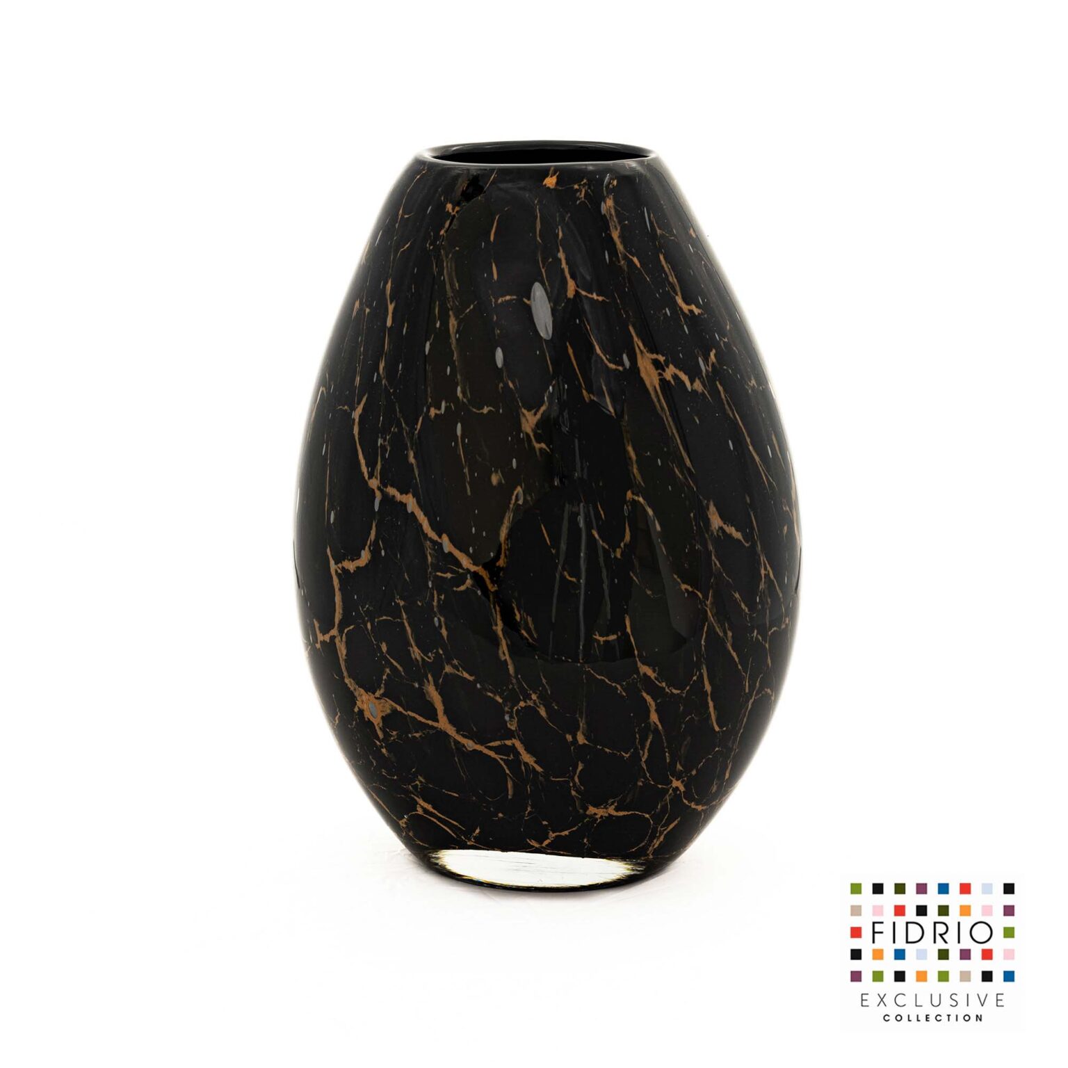 Fidrio Fidrio glass vase Organic vulcany 30cm - Eliassen.nl
