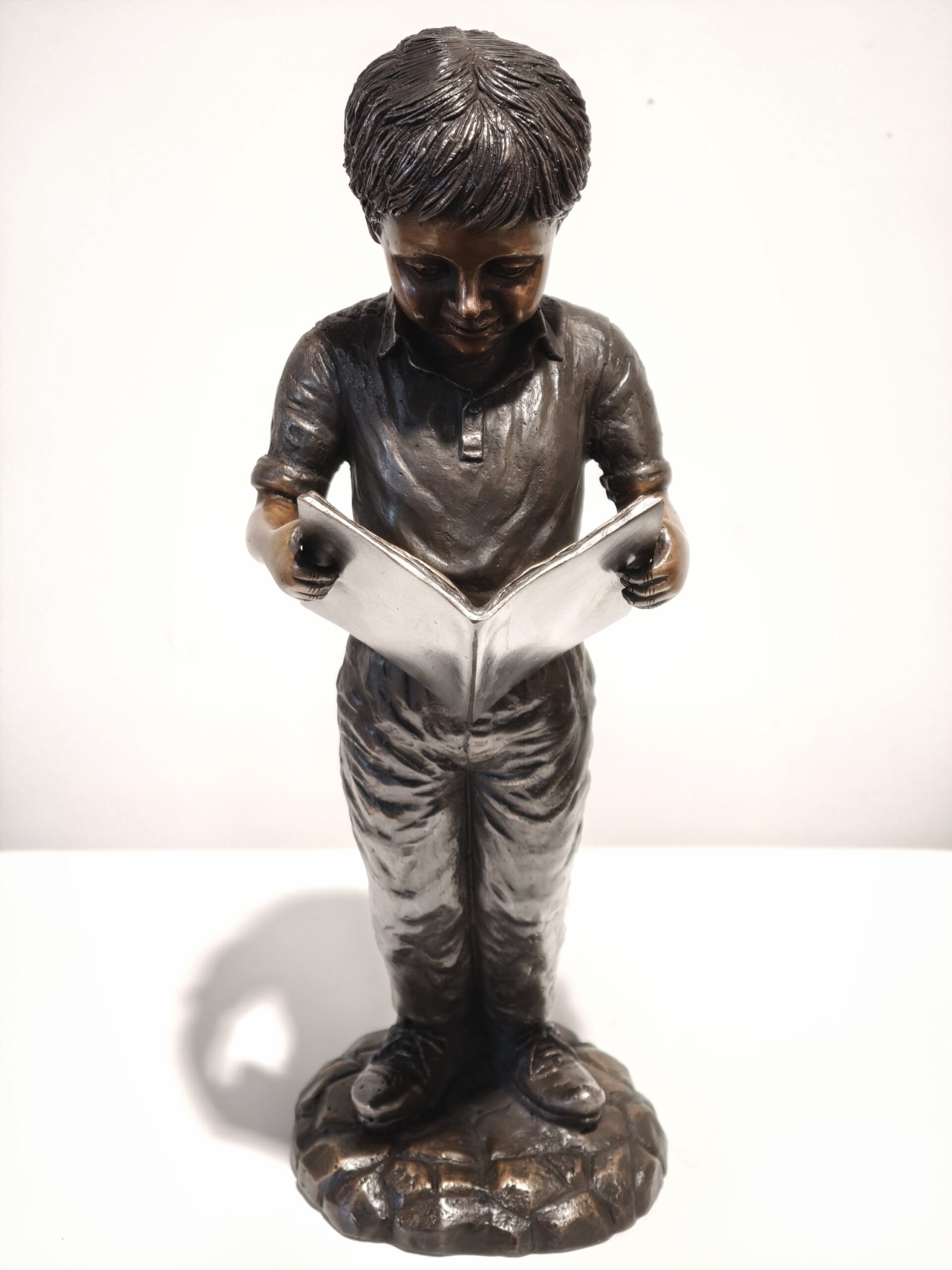 Other Statue bronze Reading Boy 30cm - Eliassen.nl