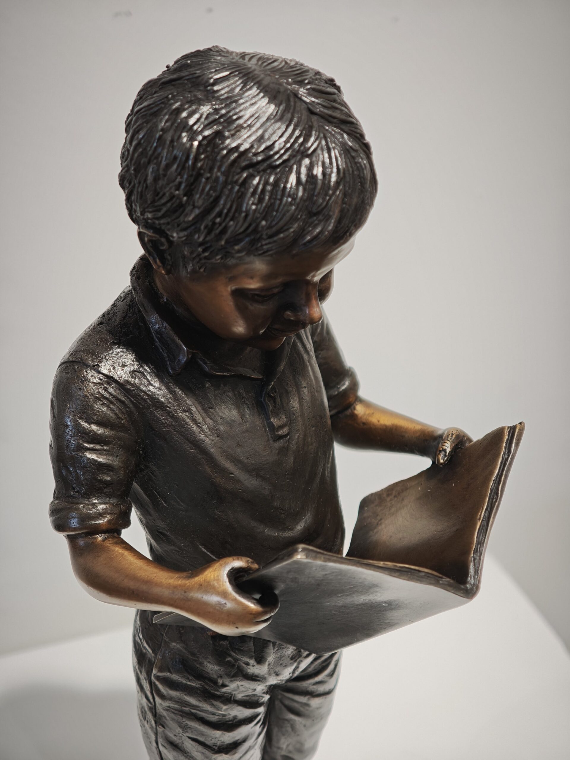 Other Statue bronze Reading Boy 30cm - Eliassen.nl